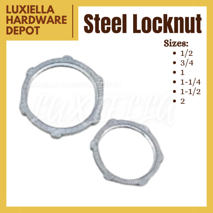 [Luxiella] RSC Locknut | Conduit Accessories | Electrical Rigid Steel ...