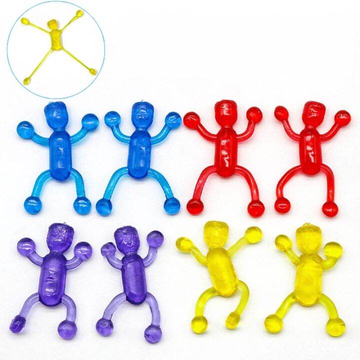Sensory Squishy Fidget Man Wall Climbing Toy Practical Joke Props Gag ...
