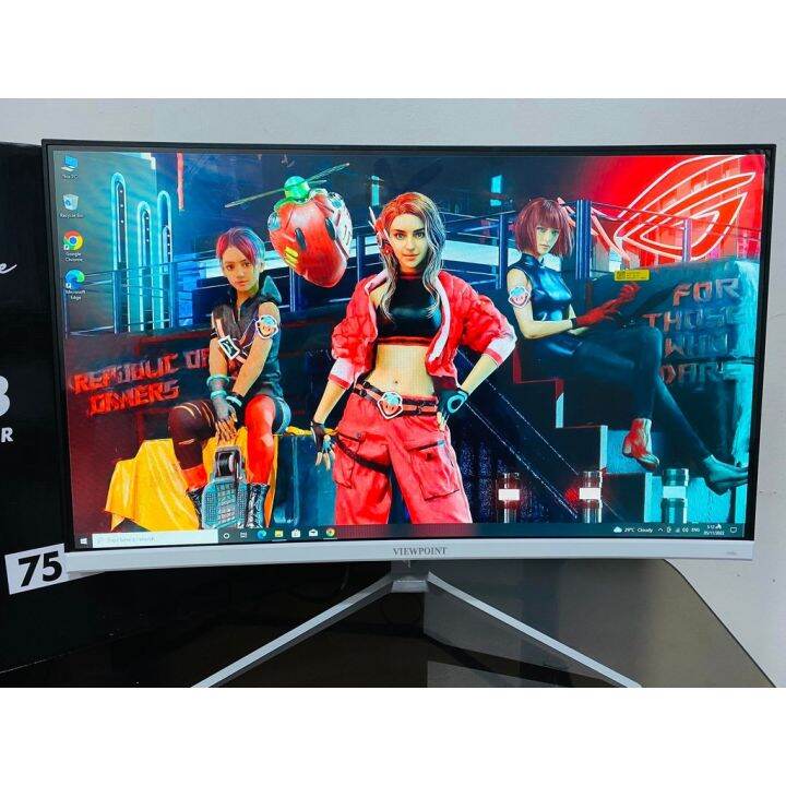 RH ♝Monitor Viewpoint 27 inch 75hz Semi Curve Gaming Monitor ...