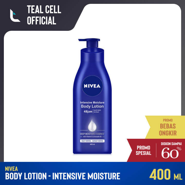 NIVEA - INTENSIVE MOISTURE BODY LOTION - 400ML | Lazada Indonesia