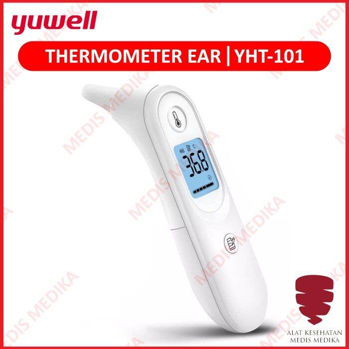 Thermometer Ear YHT 101 Alat Ukur Pengukur Cek Temperatur Suhu ...