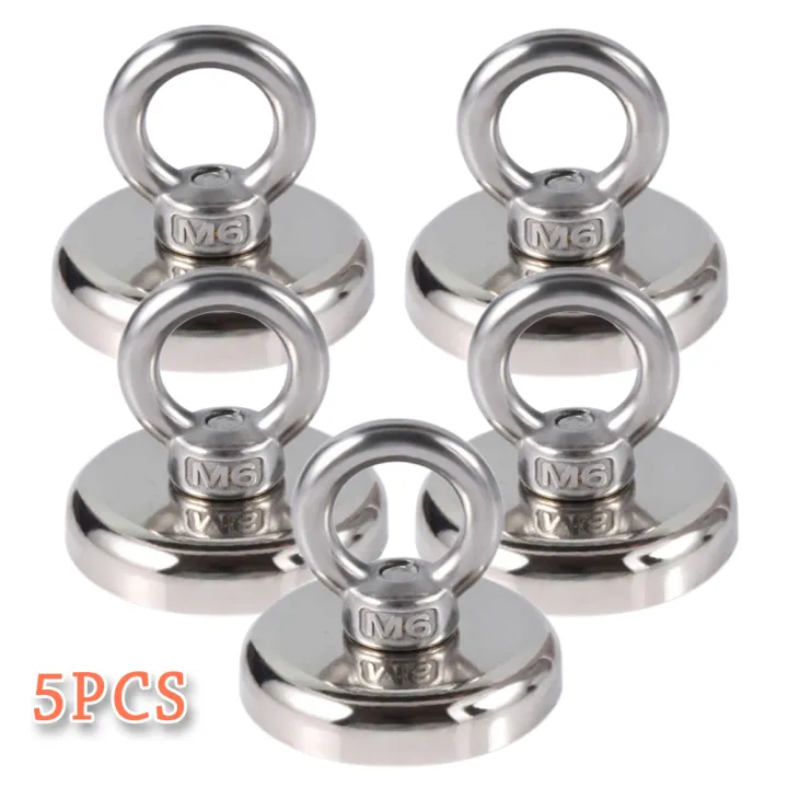 5pcs 36mm/M6 Strong Powerful Round Neodymium Magnet 40kg | Lazada PH