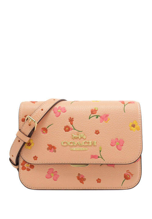Coach Mini Brynn Crossbody With Mystical Floral Print - Faded Blush ...