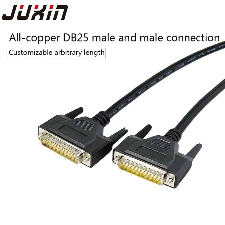 อุปกรณ์เสริมเครื่องเสียง DB25 25 Pin Serial Port Cable Male / Male ...