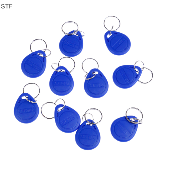 STF 10Pcs TK4100 keychains 125KHZ RFID proximity id card token tags key ...