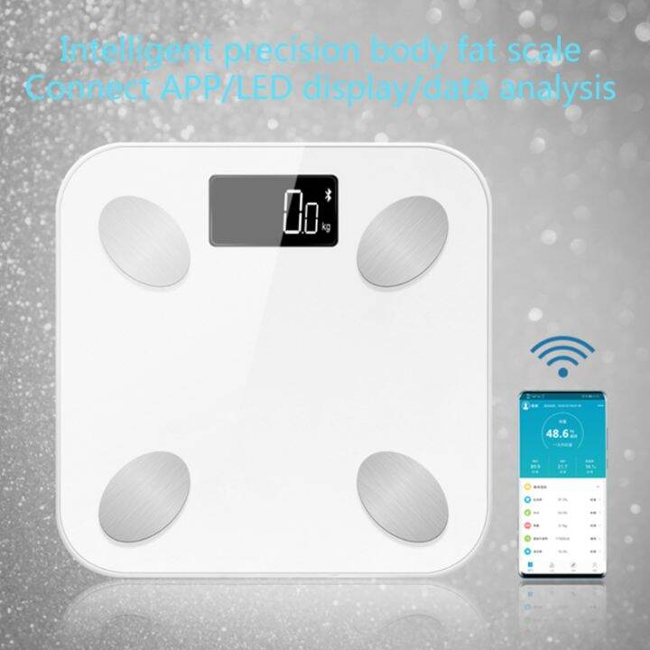 Smart Scale Body Fat Scale Wireless Digital Bathroom Scale Body ...
