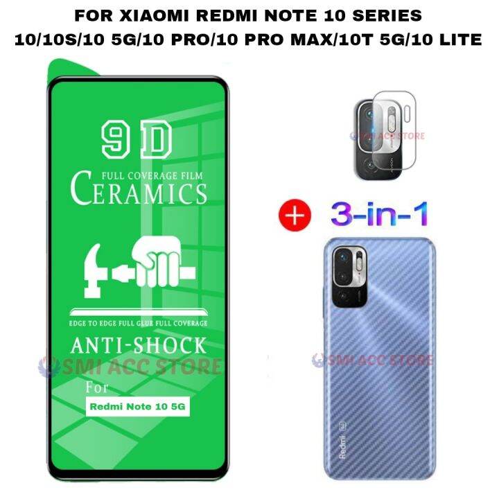 PAKET TG Redmi Note 10 5G / Note 10 / 10S / Note 10 Pro Tempered Glass ...