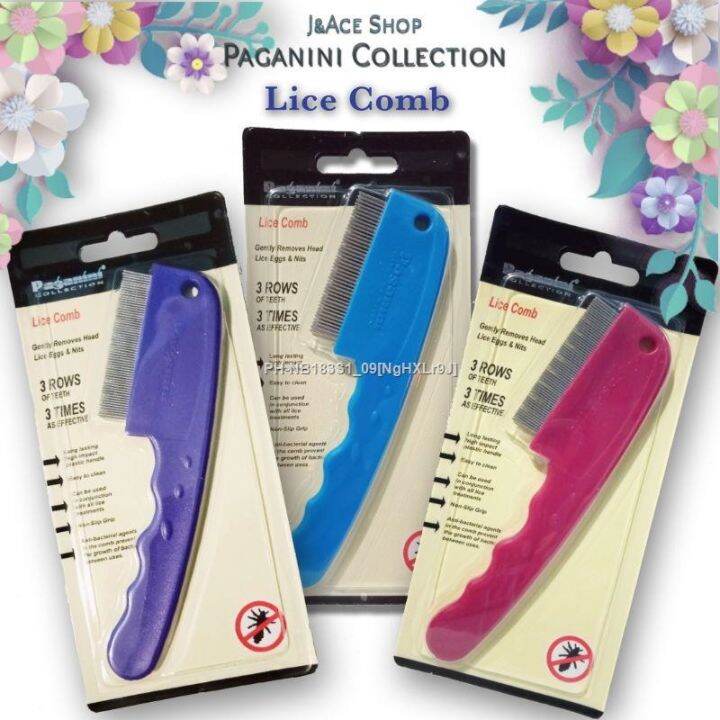 [JAS] 1pc Lice Comb Paganini w/ Handle for Removing Eggs Nits Suyod ...