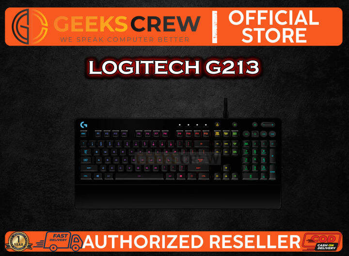 Logitech G213 Prodigy RGB Backlit Gaming Keyboard Usb | Lazada PH