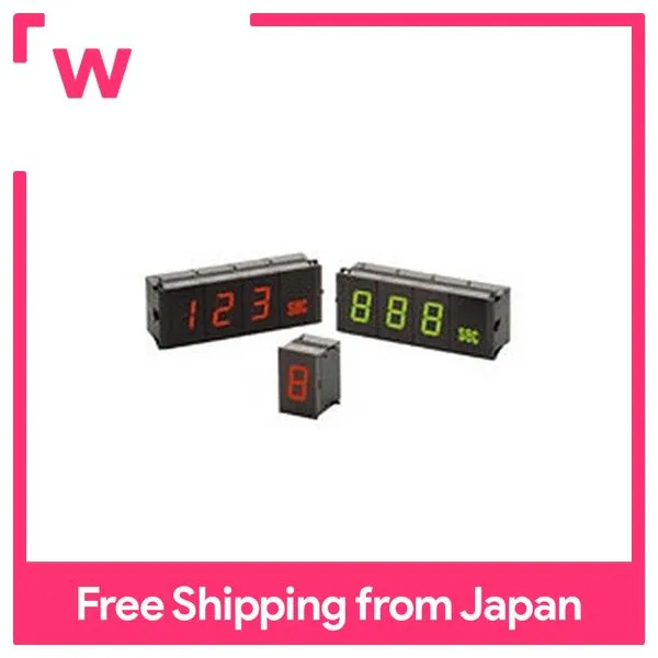 omron digital display unit (character height 25 mm) unit display ...