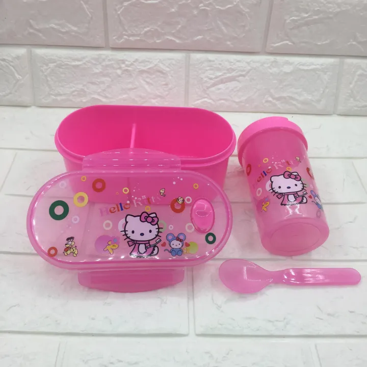 Cartoon character lunch box set for kids | Lazada PH