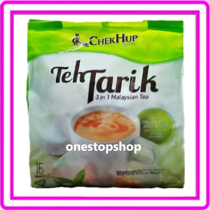 Chek Hup Teh Tarik 3 in 1 Heritahe Milk Tea Rich and Creamy with Rock ...