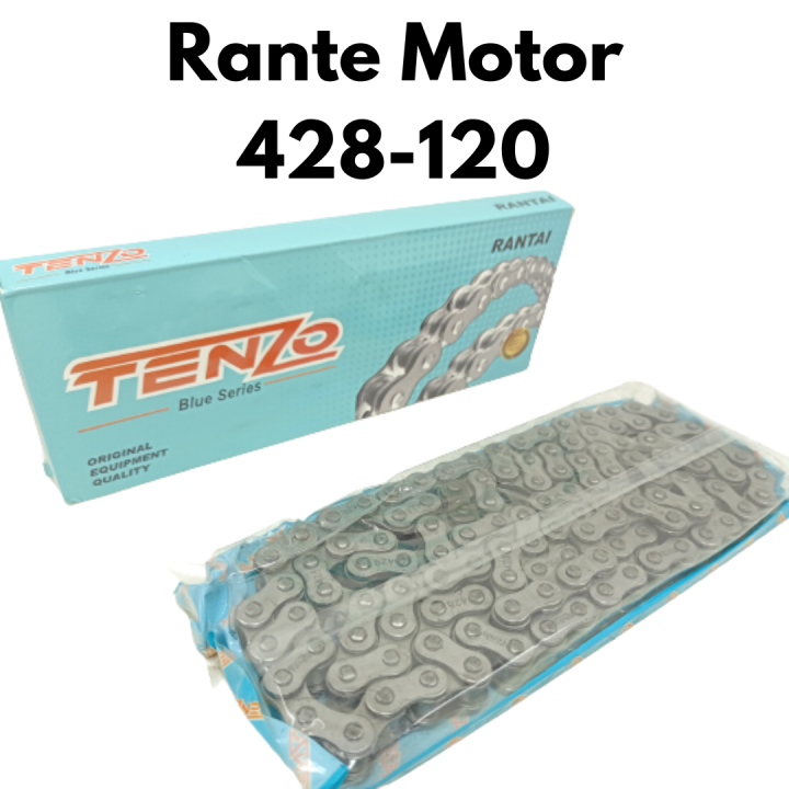 Rantai Rante Motor Ukuran 428 120 L Harga Murah Original Merk Tenzo ...