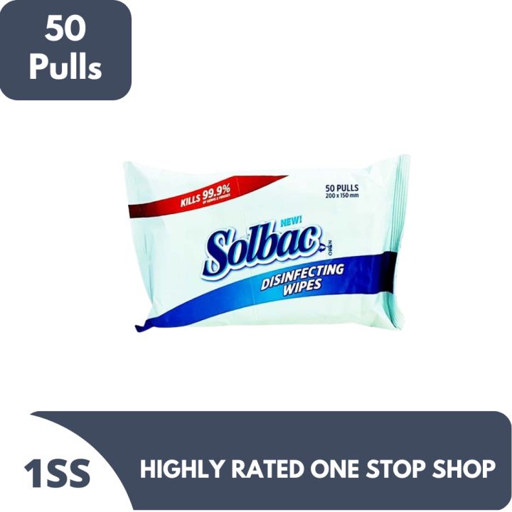 Solbac Disinfecting Wipes 50 Pulls | Lazada PH