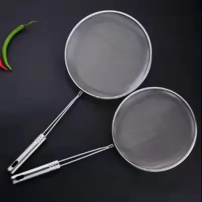 STEEL OIL COLANDER FINE MESH FOOD STRAINER STAINLESS STEEL ( TCT6008 ...