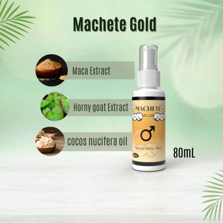 Machete gold -special oil for men enhance overall sexual performance that meets every woman's ...