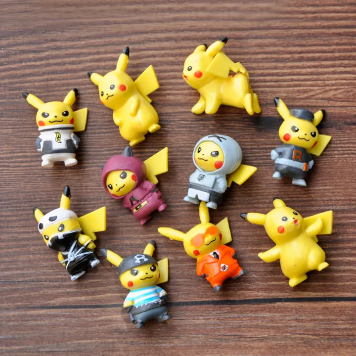 Mini Pikachu doll ornaments cute stealth ninja series elves Kawaii ...