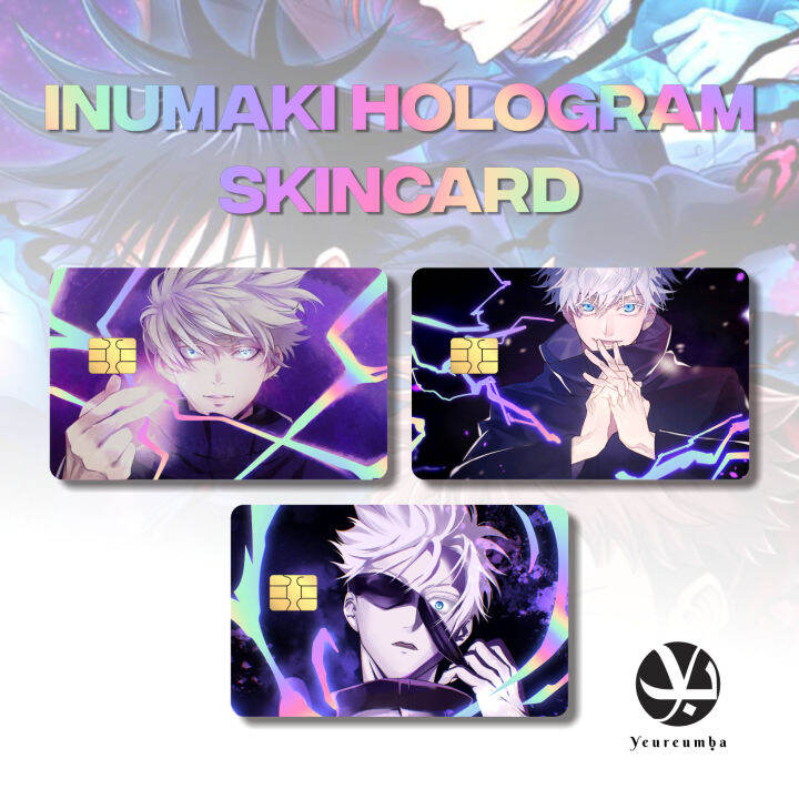 SKINCARD JUJUTSU KAISEN INUMAKI STICKER ATM / E-MONEY / FLAZ / E-TOL ...