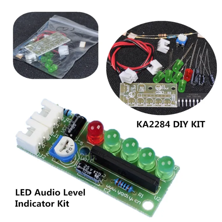 5mm RED Green LED 3.5-12V KA2284 Audio Level Indicator Electronic DIY Kit Parts | Lazada.co.th