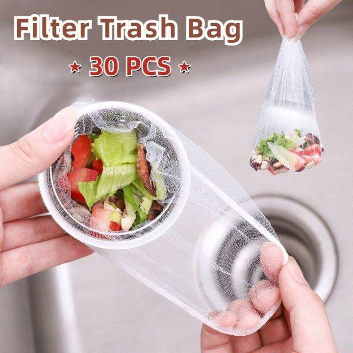 [Quality assurance] 30 PCS Disposable Mesh Bags for Kitchen Sink ...