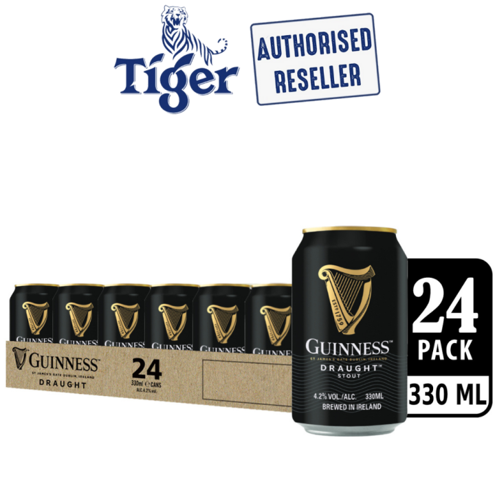 Guinness Draught Stout Beer 330ml x 24 Cans. Changi Airport DFS ...