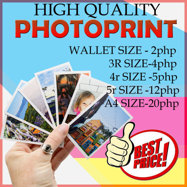 Photo Print Wallet size - 3r size- 4r size- 5r size A4 size HIGH ...
