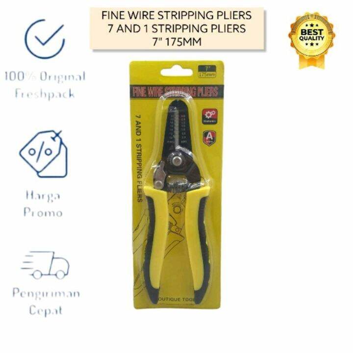 TANG KUPAS KABLE 7 INCH 3IN1 CABLE POTONG TANG POTONG WIRE STRIPPER 7 ...
