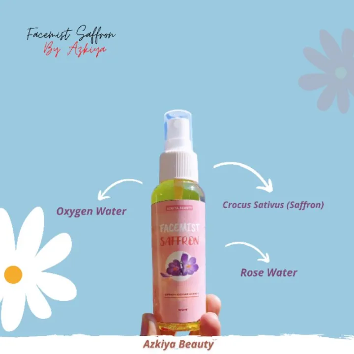Face Mist Saffron Kashmir Grade A 100ml | Saffron Spray With Actual ...