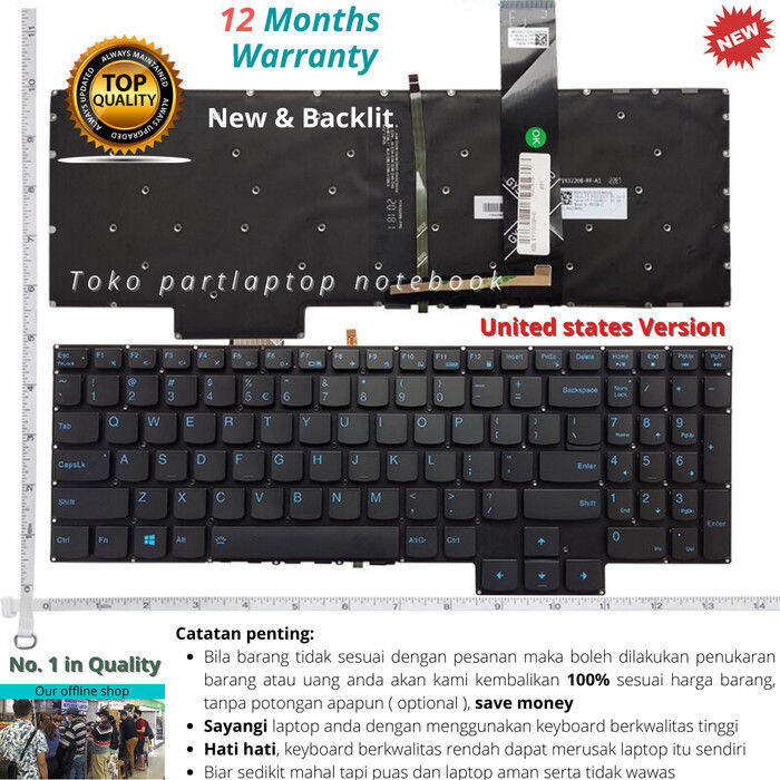 Keyboard laptop Lenovo Legion 5 15IMH05 15IMH05H new backlit | Lazada ...