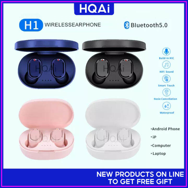 HQAI H1 TWS Bluetooth Earphones Stereo Wireless Bluetooth Headphones ...