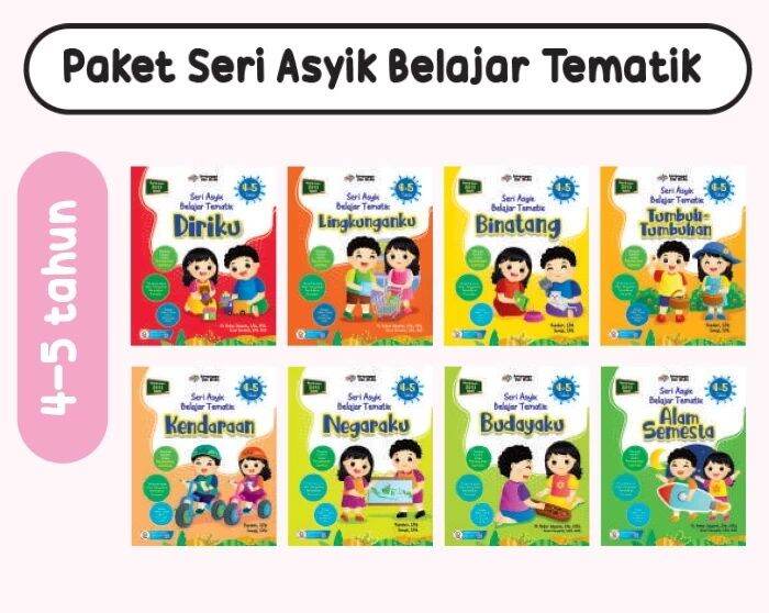 Paket Seri Asyik Belajar Tematik 4-5 Tahun TK PAUD Erlangga | Lazada ... Paket Seri Asyik Belajar Tematik 4-5 Tahun TK PAUD Erlangga | Lazada ...