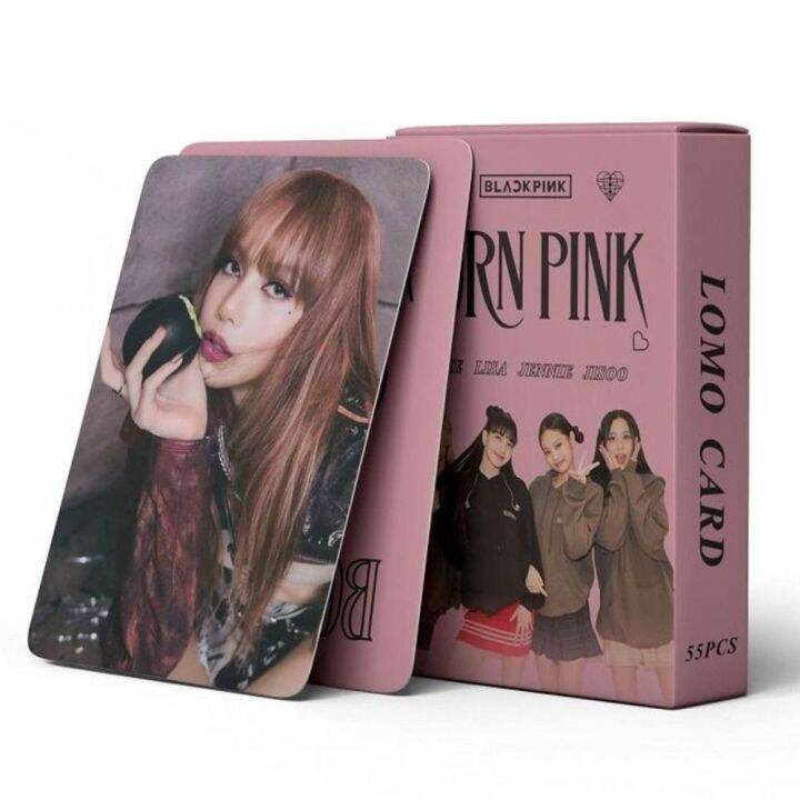 DUY26 55pcs/Box Blink Born Pink World Tour Treasure Card Set Idol Photo ...