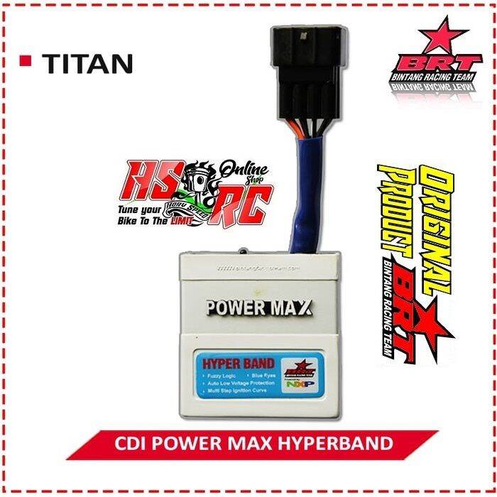 CDI Racing BRT POWER MAX HYPERBAND Suzuki TITAN Harian Balap Bore Up ...