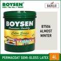 Boysen Color Series Permacoat Semi-Gloss Latex Almost Winter B7506 ...