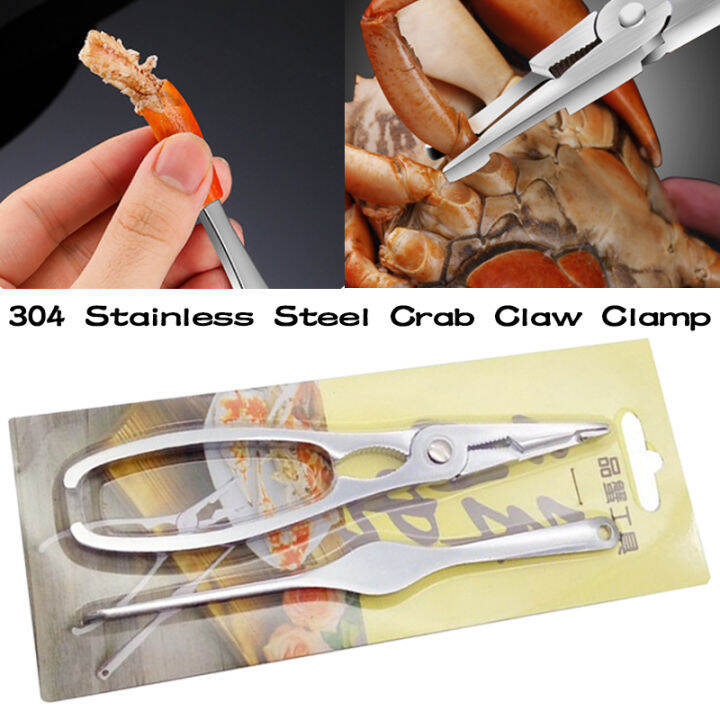 304 Stainless Steel Crab Claw Clamp Crab Needle Eating Crab Hairy Crab ...