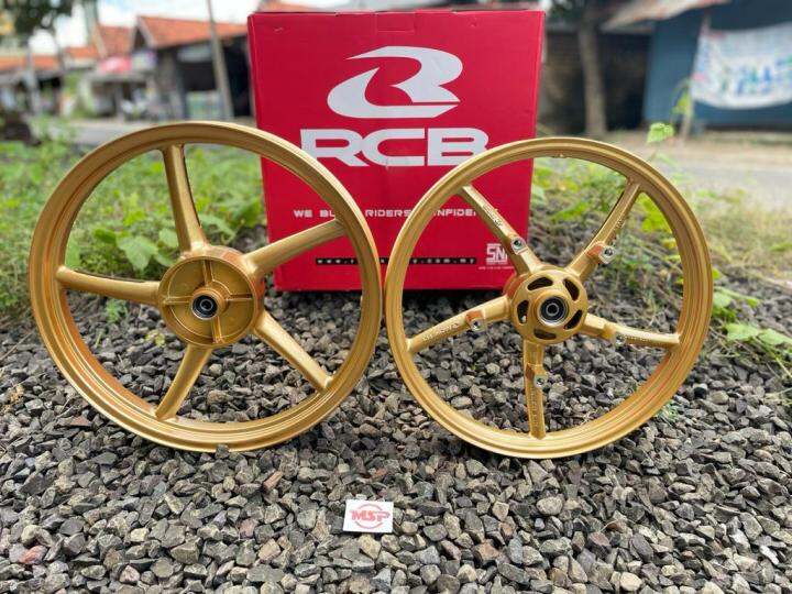 VELG RCB SP522 GOLD UKURAN 160 185 RING 17 MX KING STARIA FU | Lazada ...