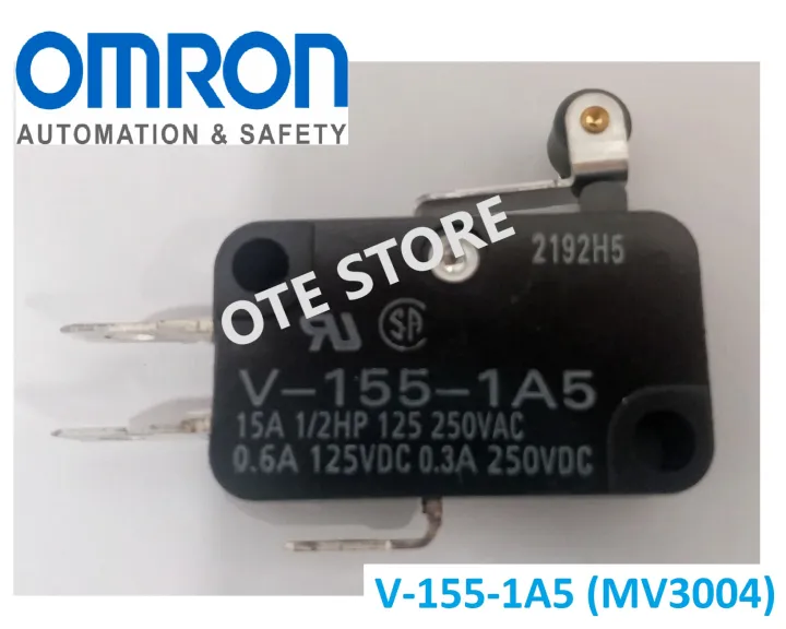 OMRON V-155-1A5 MICRO LIMIT SWITCH (MADE IN INDONESIA) (MV3004) | Lazada