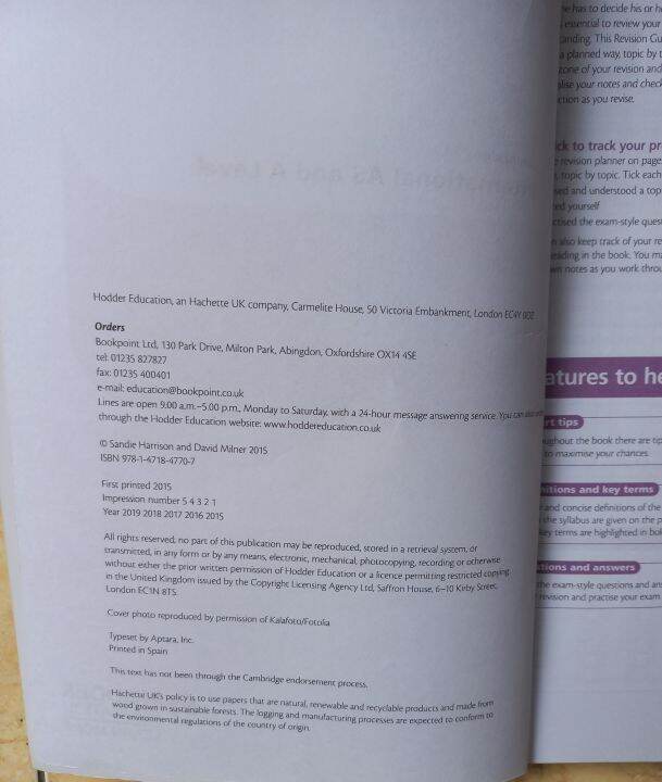 Cambridge IGCSE Business Revision Guide 2nd Edition AS & A Level Book ...