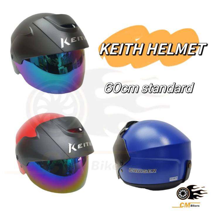 KH Keith Cruiser Helmet Same SGV CRUISER Design (With Tinted Visor ...