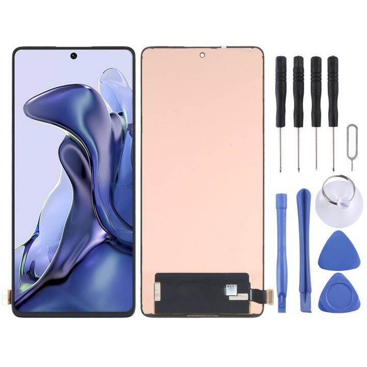 OLED Material Original LCD Screen and Digitizer Full Assembly for Xiaomi Mi 11T / 11T Pro ...