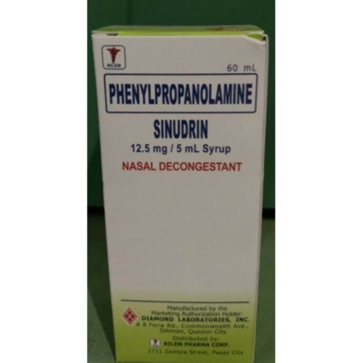 SINUDRIN NASAL DECONGESTANT | Lazada PH