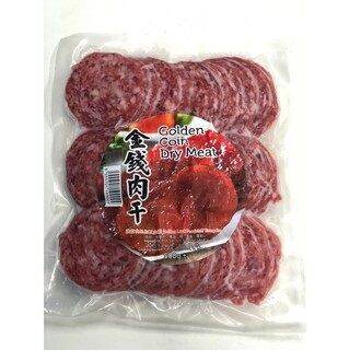 【NON HALAL】GOLDEN COIN DRY MEAT 满天香金钱肉干 500G | Lazada