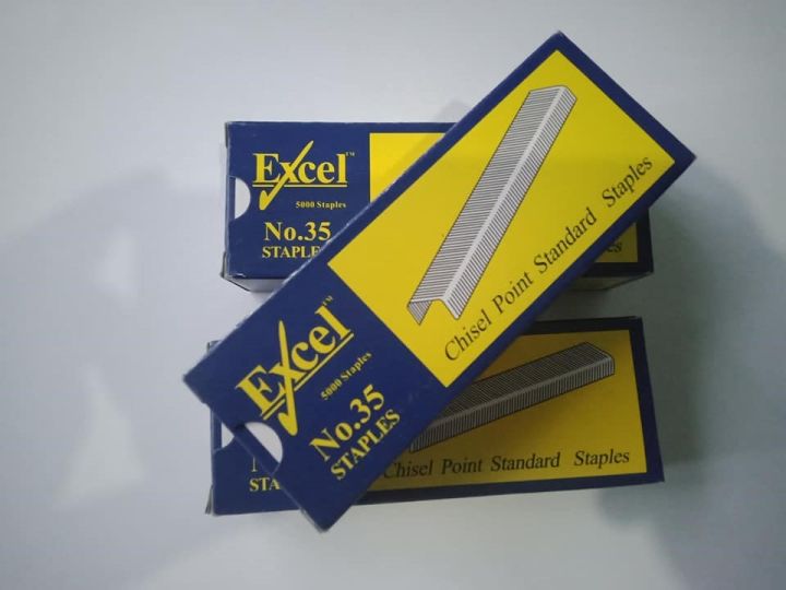 3 boxes Excel Staple Wire 35-5M | Lazada PH