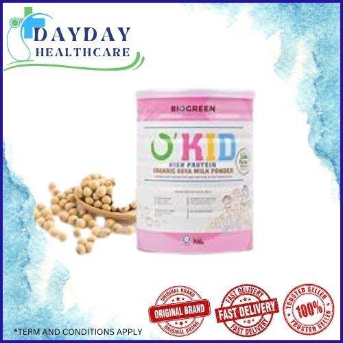 Biogreen OKid High Protein Organic Soya Milk 700g | Lazada