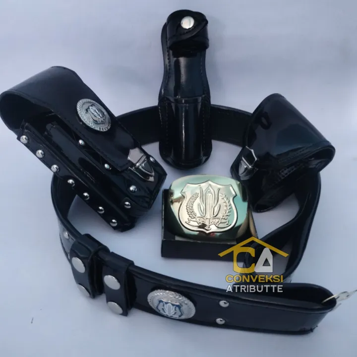 KOPEL SET SECURITY LENGKAP PLUS KEPALA KOPEL SABUK SECURITY SET LENGKAP ...