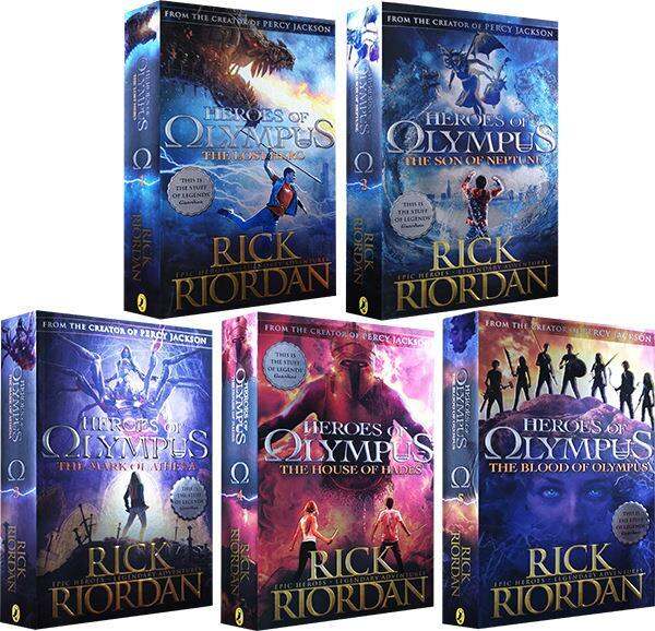 ORIGINAL Heroes of Olympus saga by Rick Riordan :Percy Jackson's ...