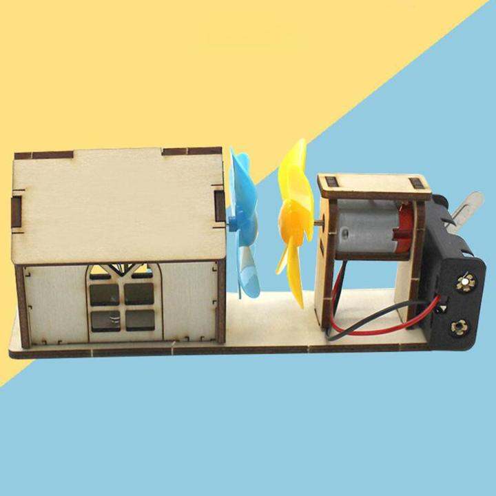 GuangquanStrade DIY Wind Turbines Toy Mini Generator Motors for Kids ...