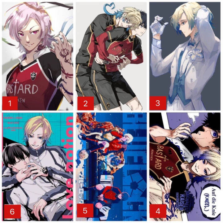 tranh ảnh treo tường Blue Lock Michael Kaiser 3 ảnh A4 khác nhau ...