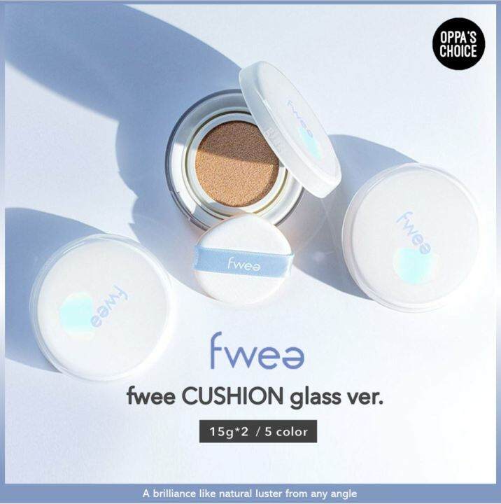 [READY TO SHIP/NEW] FWEE CUSHION GLASS VER. 15g (Refill Included ...