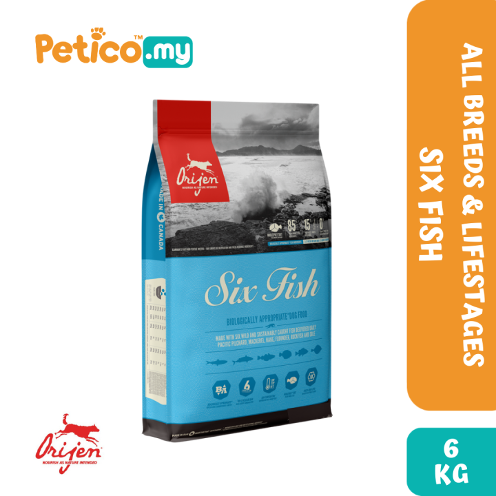 Orijen Six Fish 6KG Dry Dog Food | Lazada